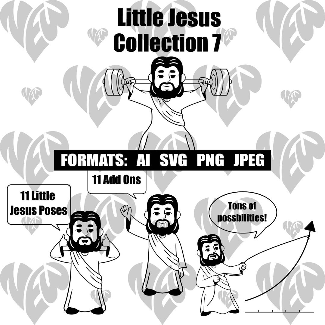 Little Jesus Christ Visual Metaphors Sunday School Bible Faith Savior ...