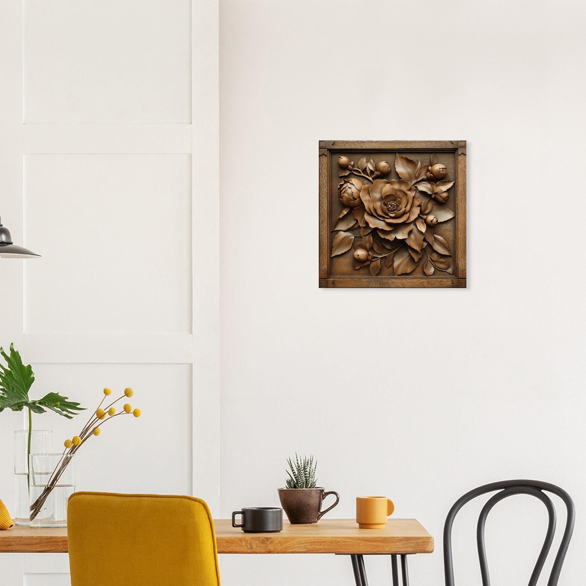 Timeless Peony, Wood Carving Designs of Blooming Peonies, Woodcarving ...