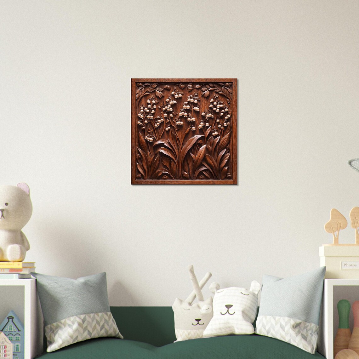 Delicate Blooms, Wood Carving Designs of Lily of the Valley ...