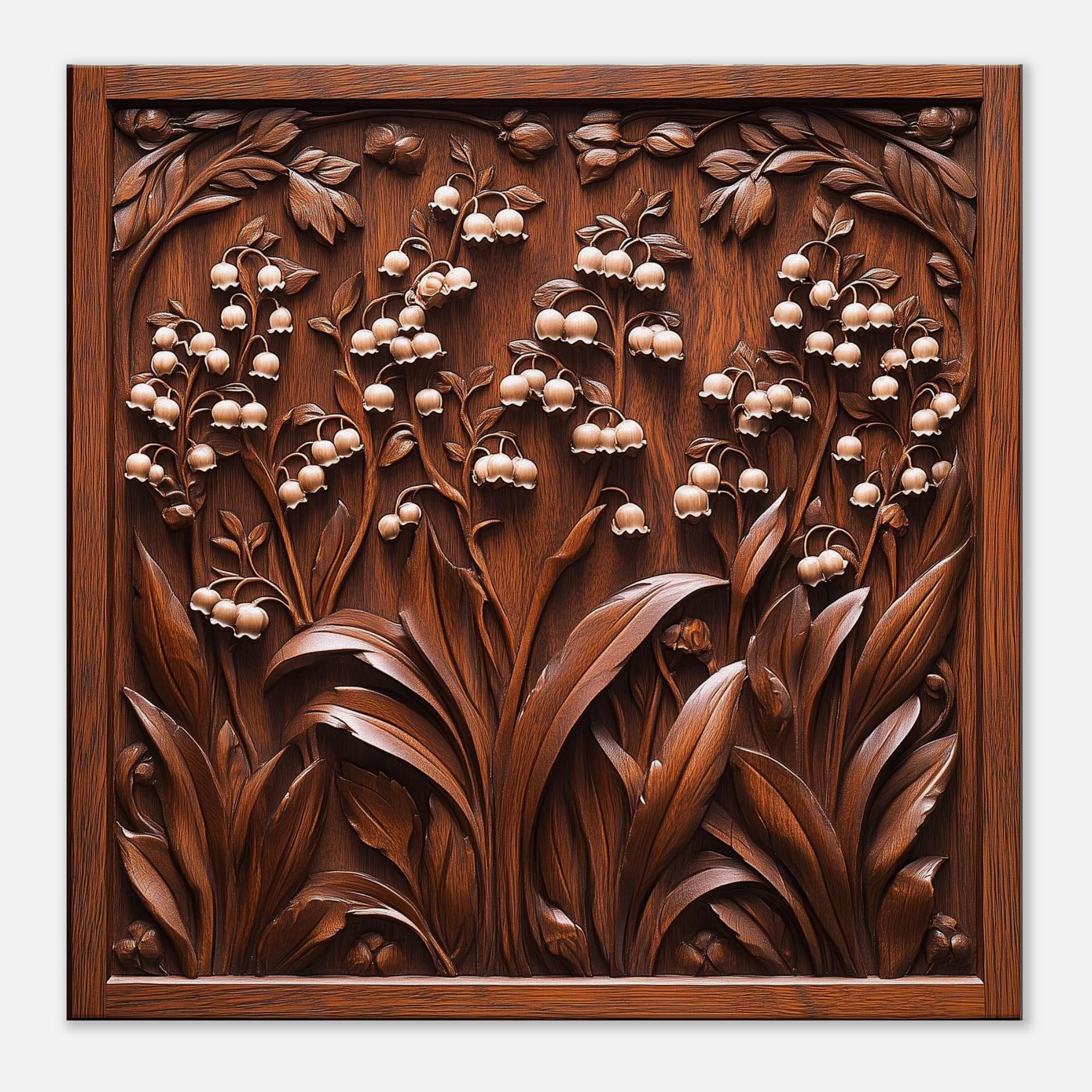Delicate Blooms, Wood Carving Designs of Lily of the Valley ...