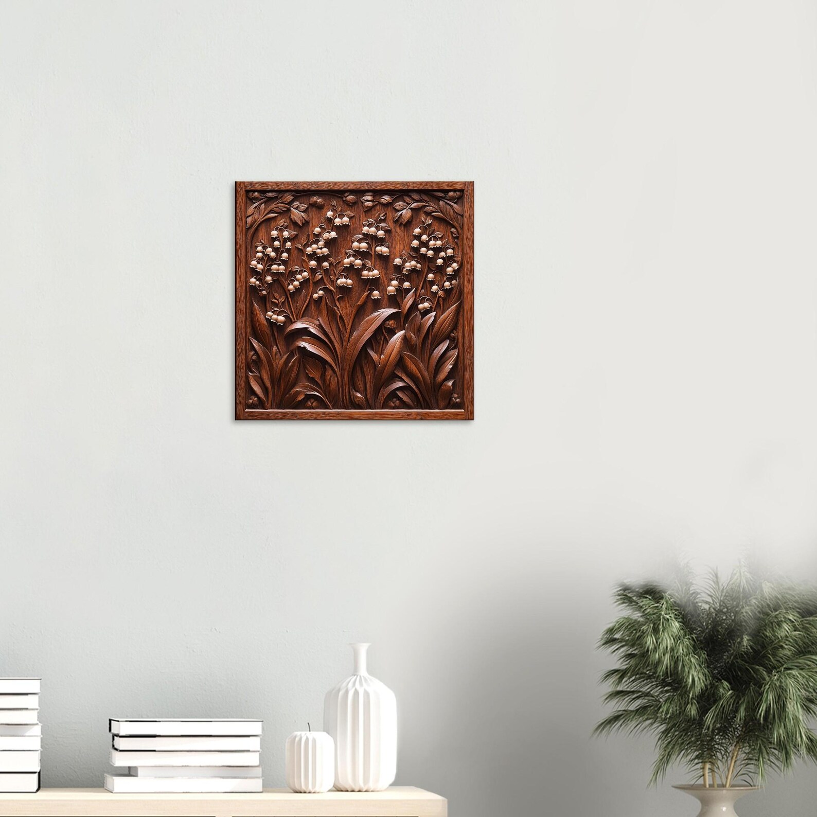 Delicate Blooms, Wood Carving Designs of Lily of the Valley ...