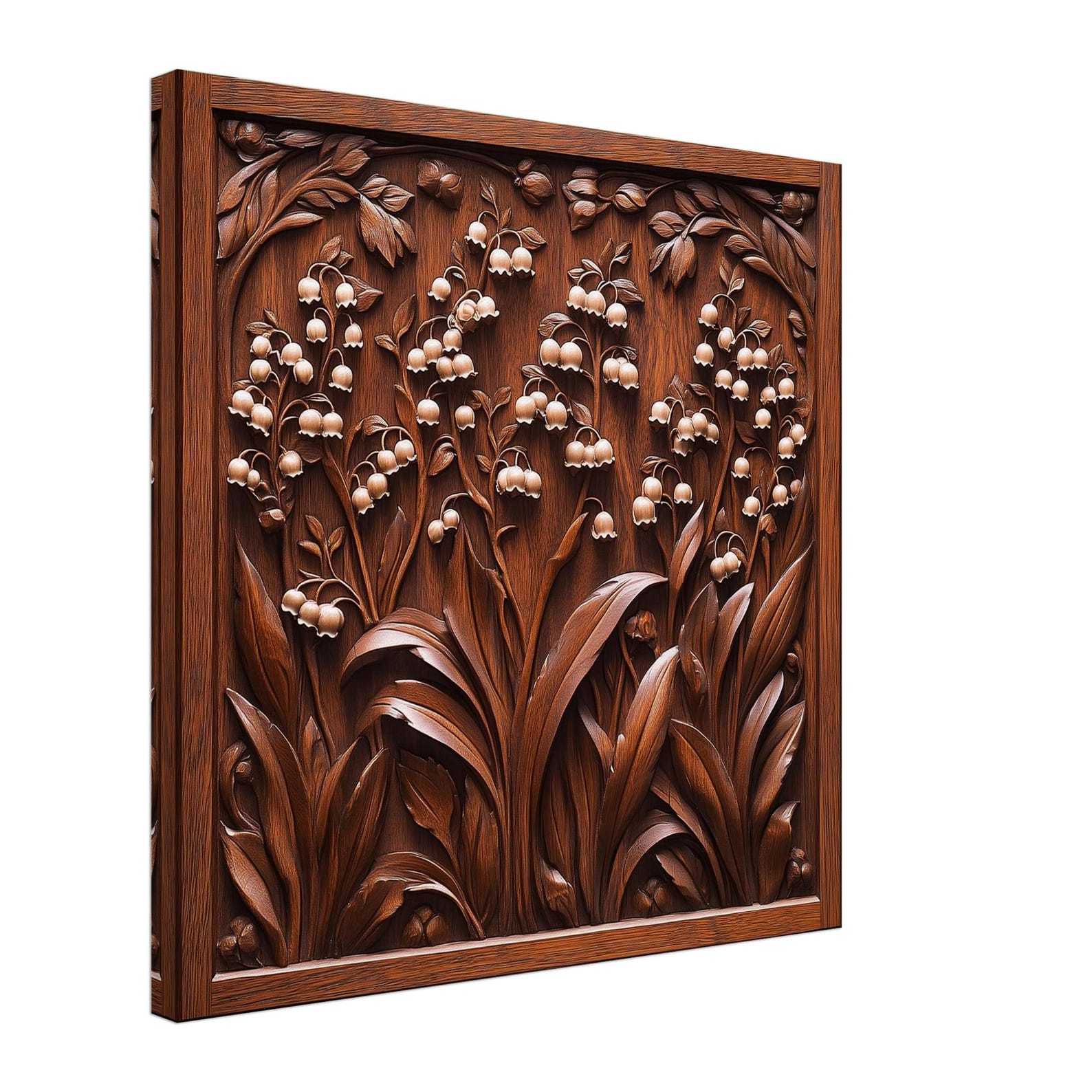 Delicate Blooms, Wood Carving Designs of Lily of the Valley ...
