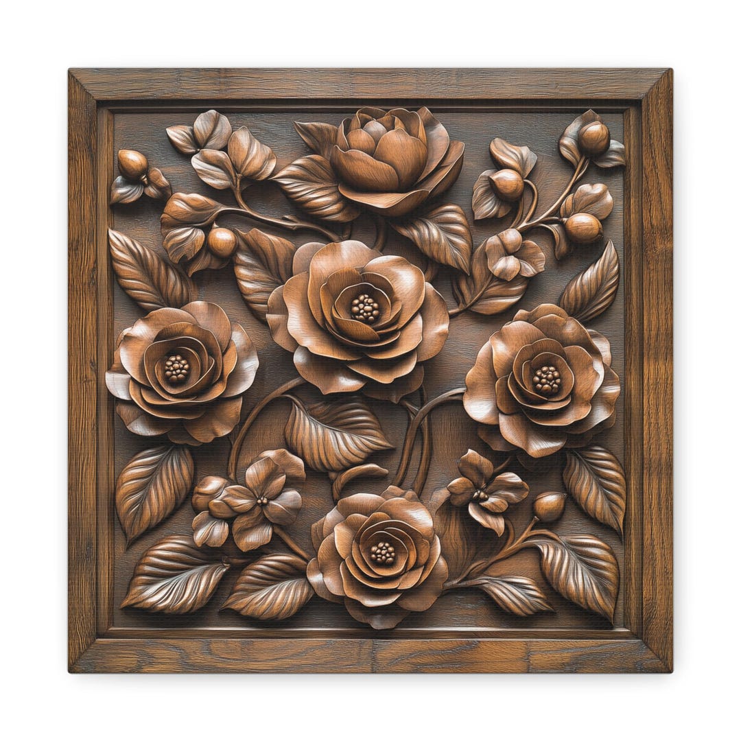 Timeless Roses - Wood Carving Designs of Blooming Roses - Woodcarving ...