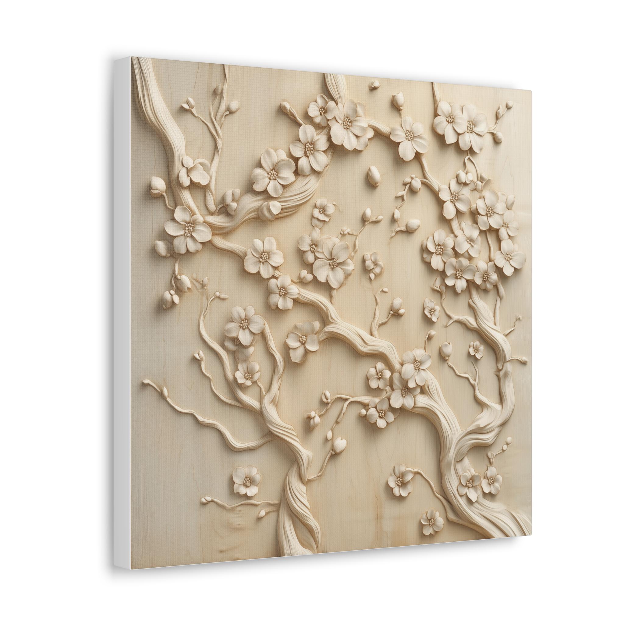 Eternal Bloom - Wood Carving Designs of Cherry Blossom Branches ...