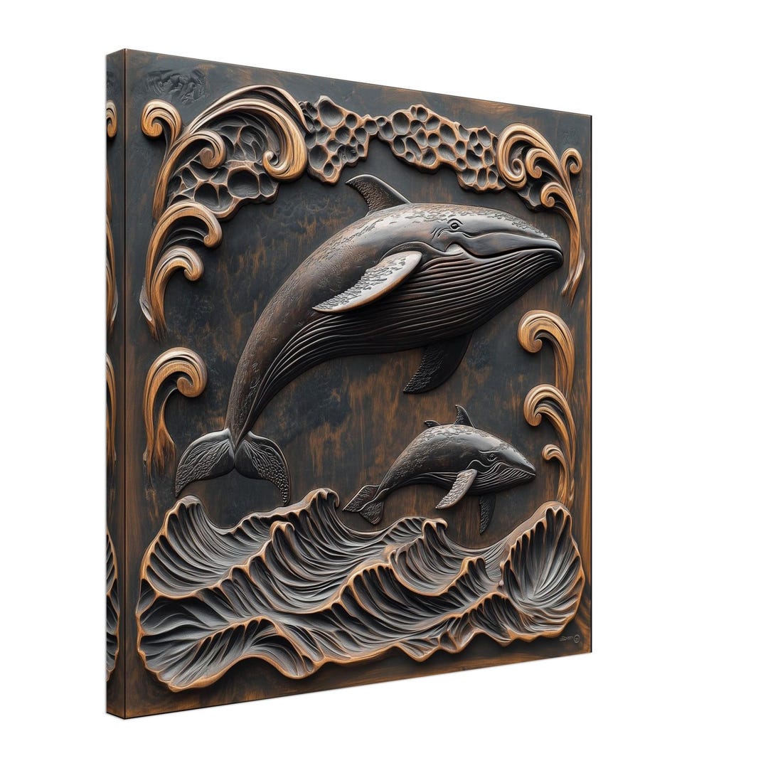 Whale Song Carved, Wood Carving Designs of Ocean Giants, Woodcarving ...