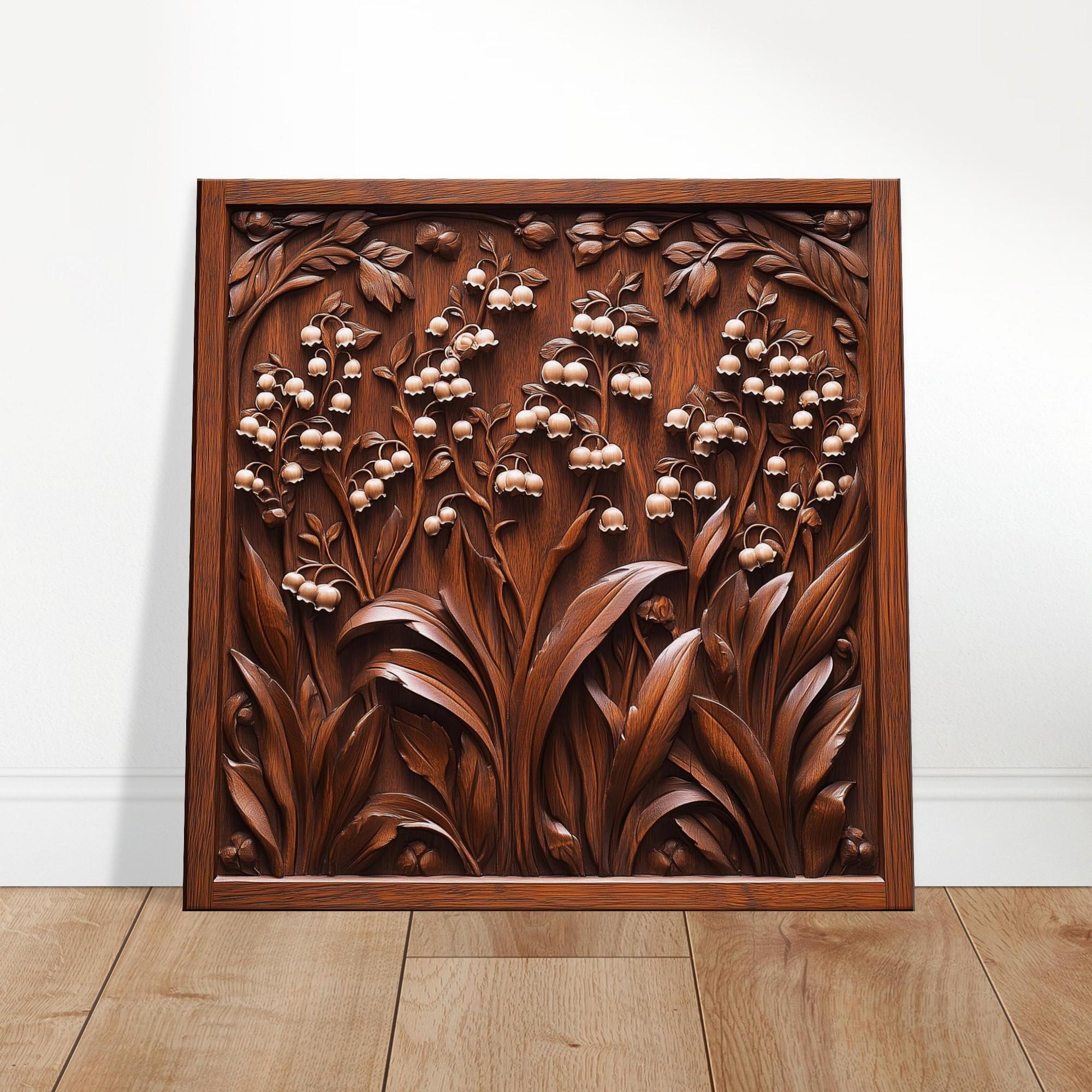 Delicate Blooms, Wood Carving Designs of Lily of the Valley ...