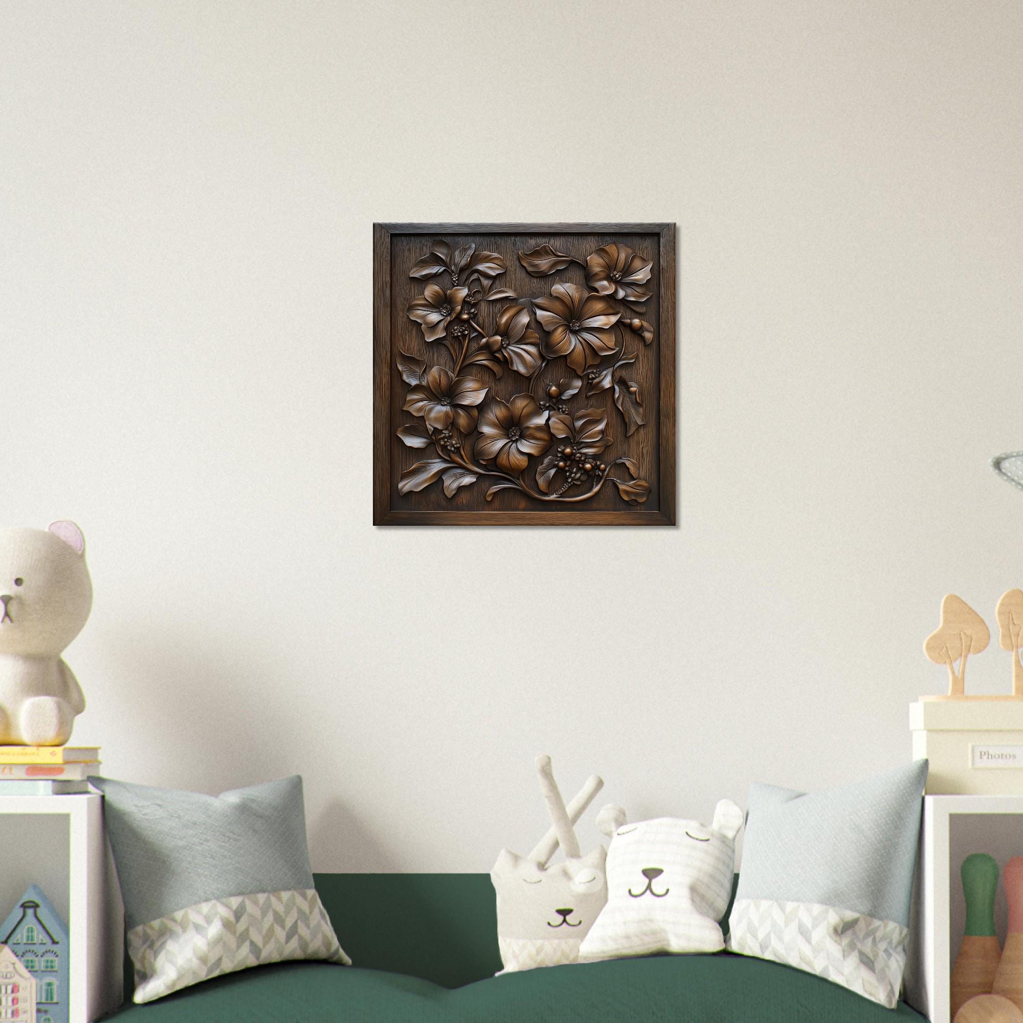 Sienna Magnolia Symphony, Wood Carving Designs of Magnolia Blossoms ...