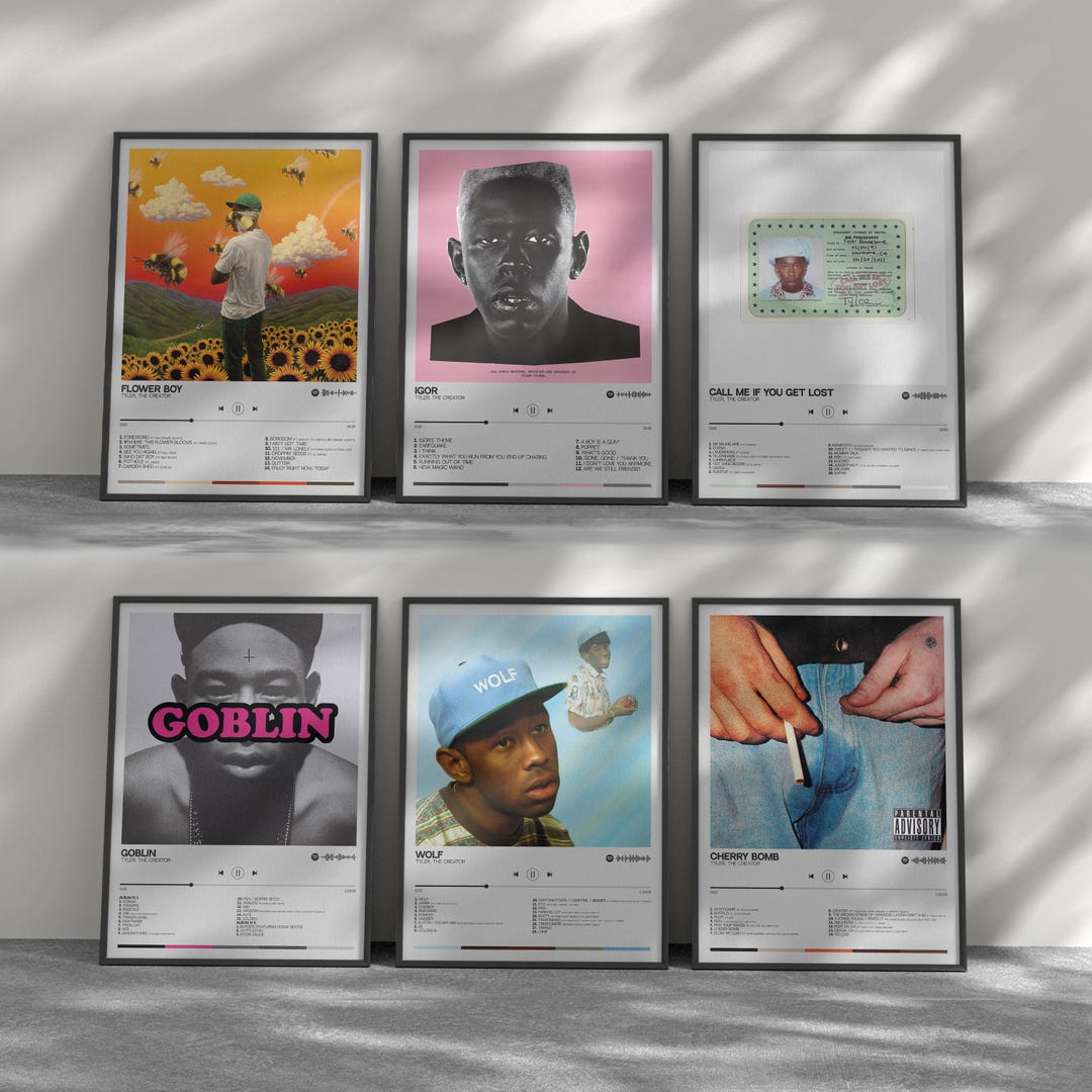 Tyler, the Creator Wall Art Set, Printable Wall Art, Modern Home Decor ...