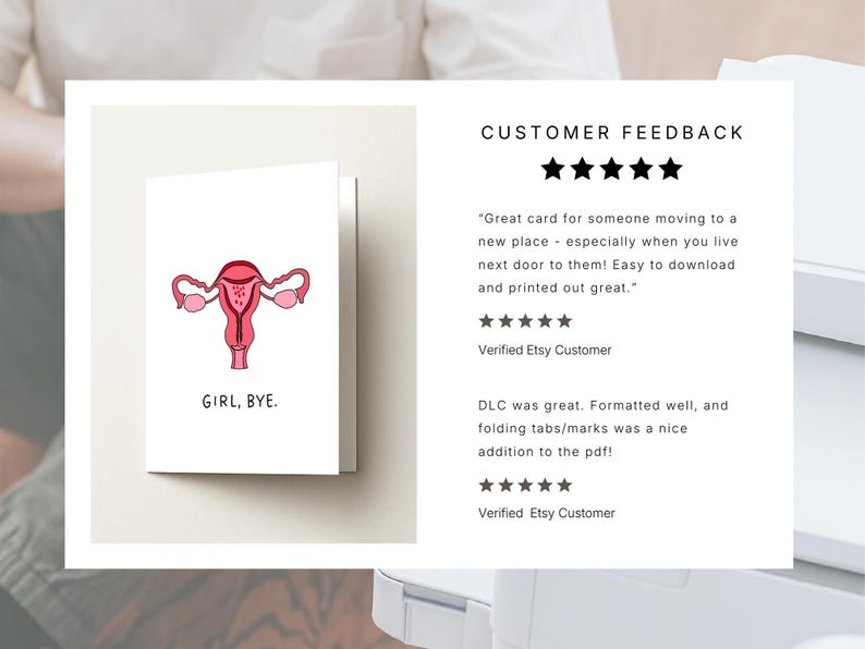 Funny Hysterectomy Card Printable | Menopause & Endometriosis Gift ...