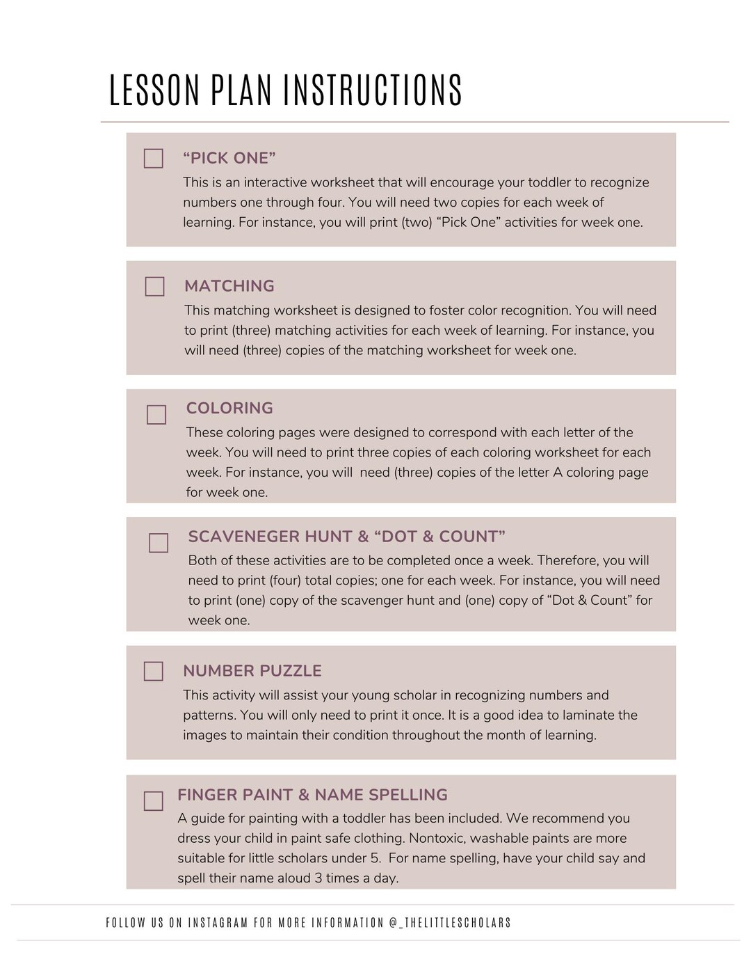 4-week Preschool Lesson Plan | Homeschool Curriculum (PDF) - Etsy