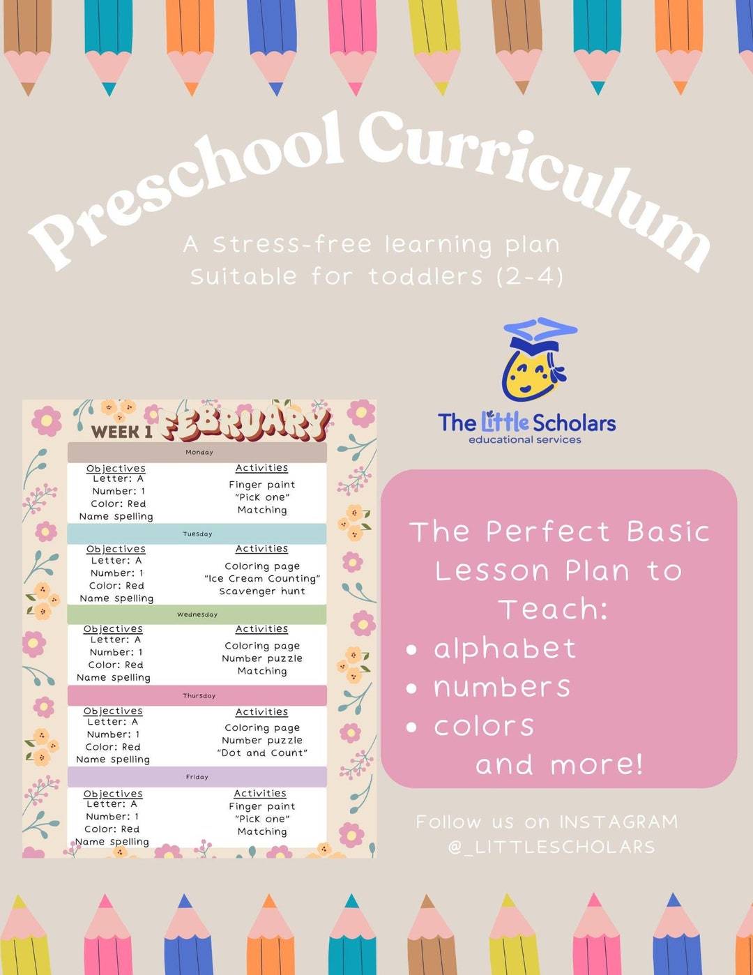 Ultimate February Lesson Plan for Toddlers- Homeschooling Lesson Plan ...