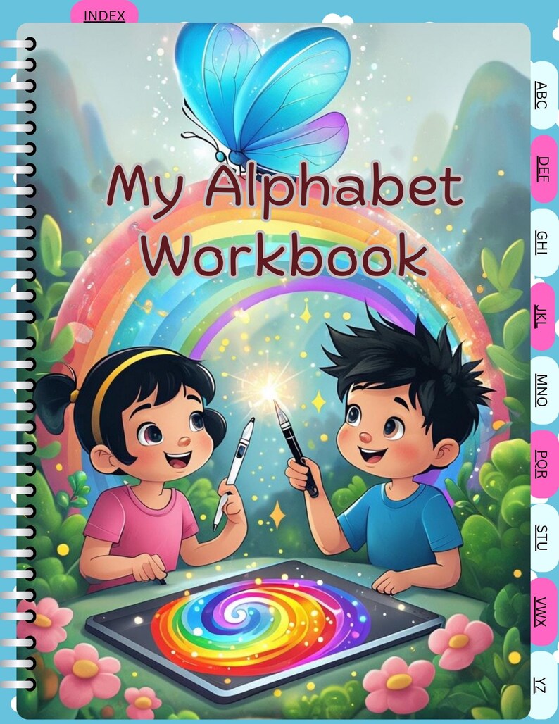 Alphabet Workbook Pre-k and K - Etsy