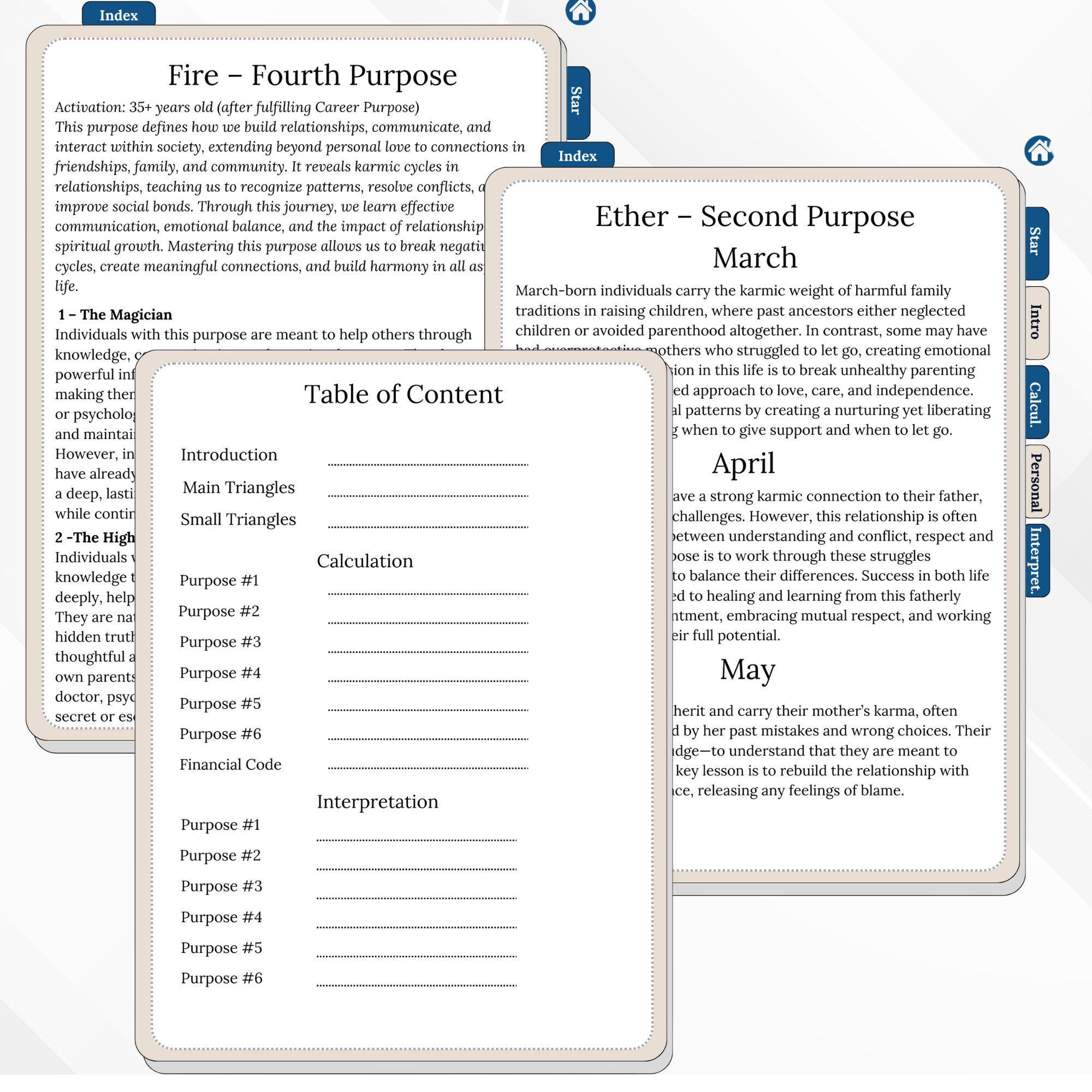 The Star Code Numerology Guided Workbook 5-pointed Star Purposes - Etsy