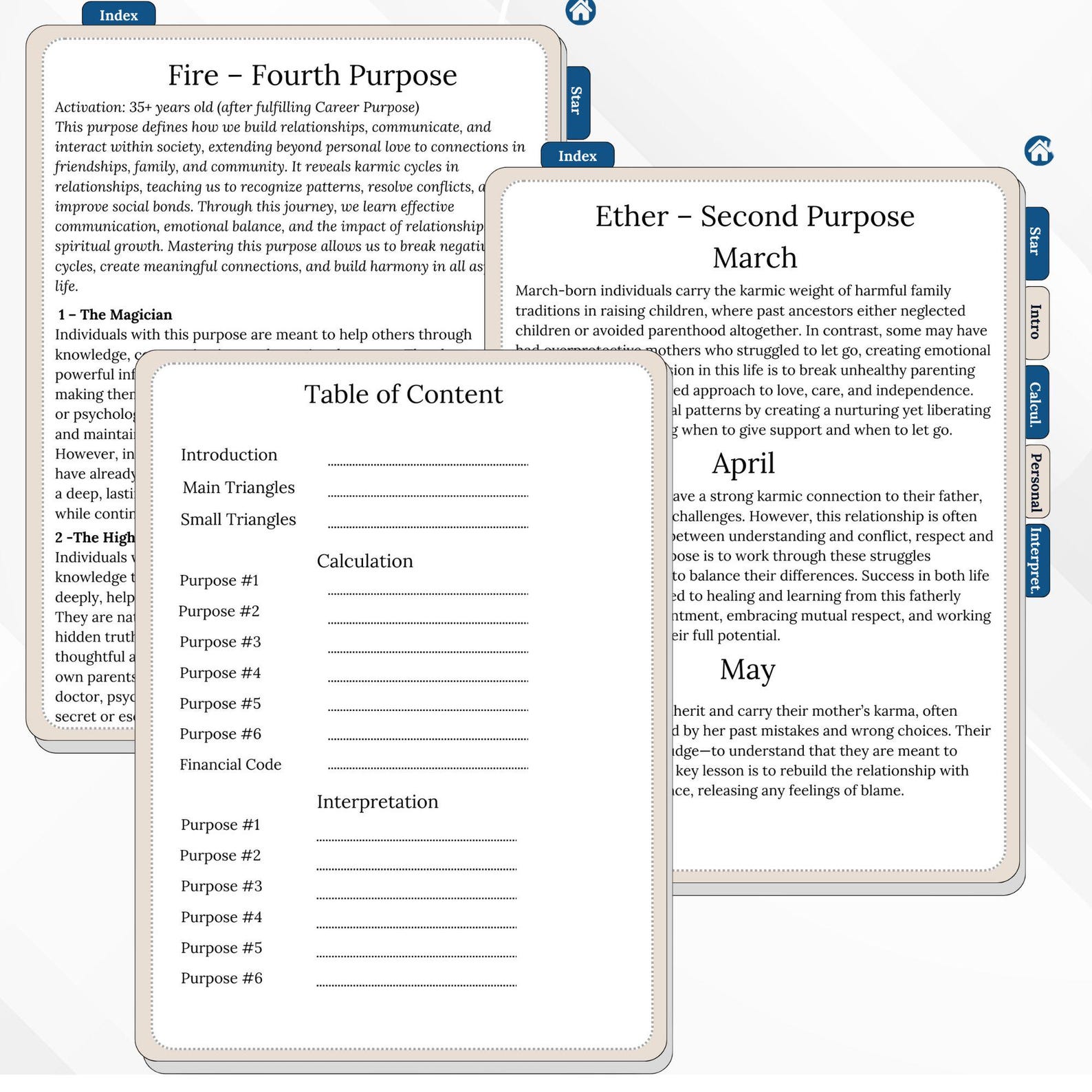 The Star Code Numerology Guided Workbook 5-pointed Star Purposes - Etsy