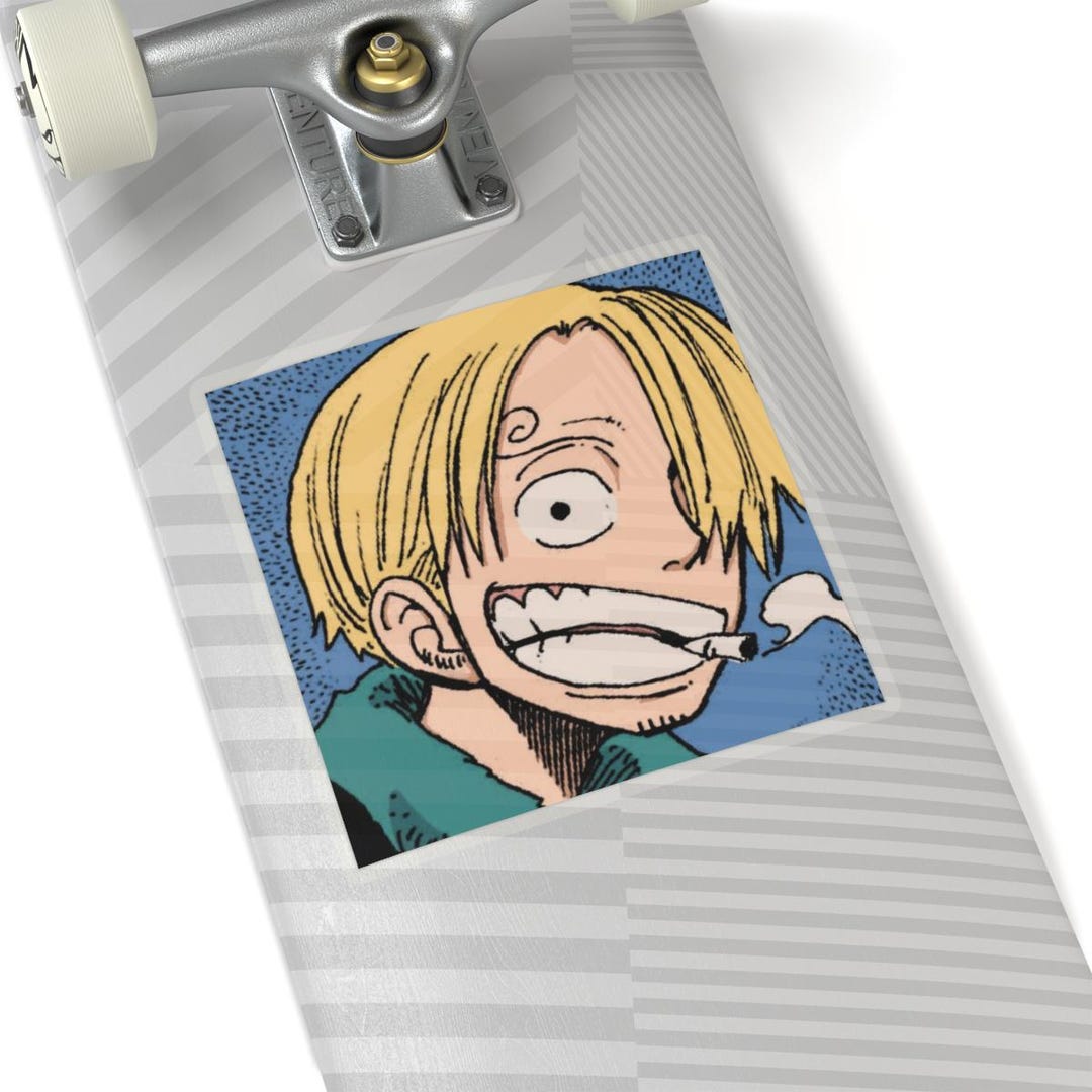 Sanji OG One Piece Anime Kiss-cut Stickers, Laptop Sticker, One Piece ...