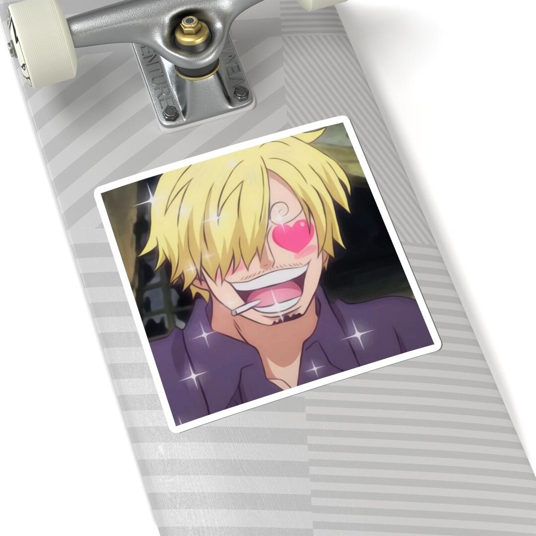 Sanji Heart Eyes Sticker, One Piece Sticker, Sanji Fans, Sanji Sticker ...
