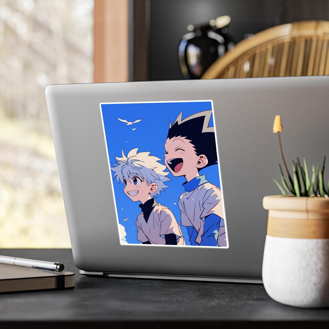 Anime Sticker, Gon Killua Hunter X Hunter Decal, HXH Gift, Laptop Vinyl ...