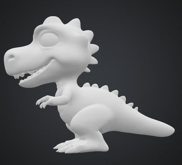 Chibi T-rex STL – Cute 3D Printable Dinosaur Model - Etsy