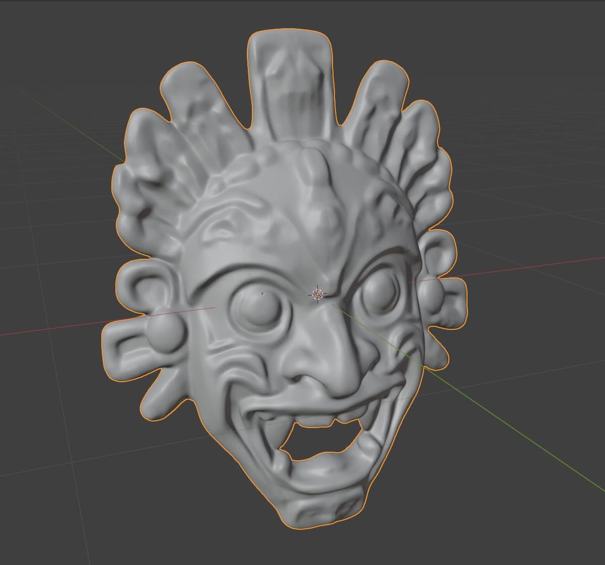 Epic Aztec Warrior Mask – Highly Detailed 3D Printable (STL / 3MF) - Etsy