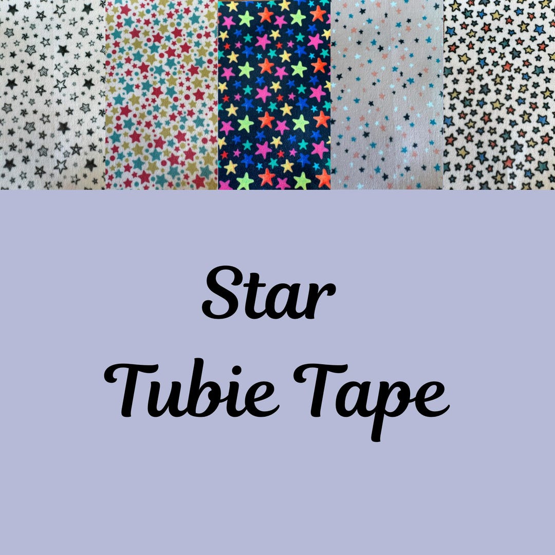 Tubie Tape - Stars - Medical Tape, Hypafix Tape for Feeding Tube ...