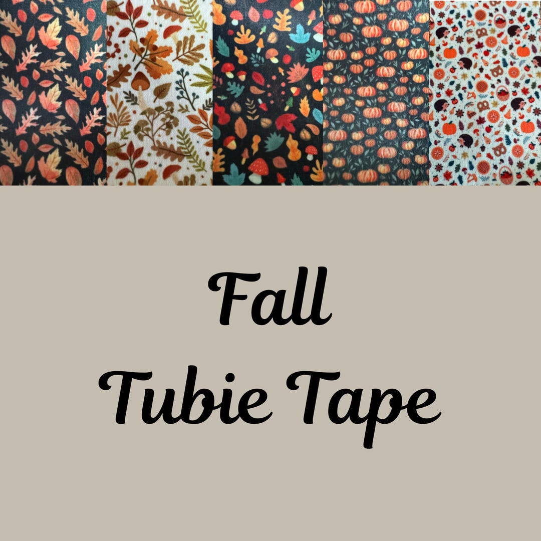 Fall Leaves Tubie Tape - Hypafix Medical Tape for Sensitive Skin - Etsy