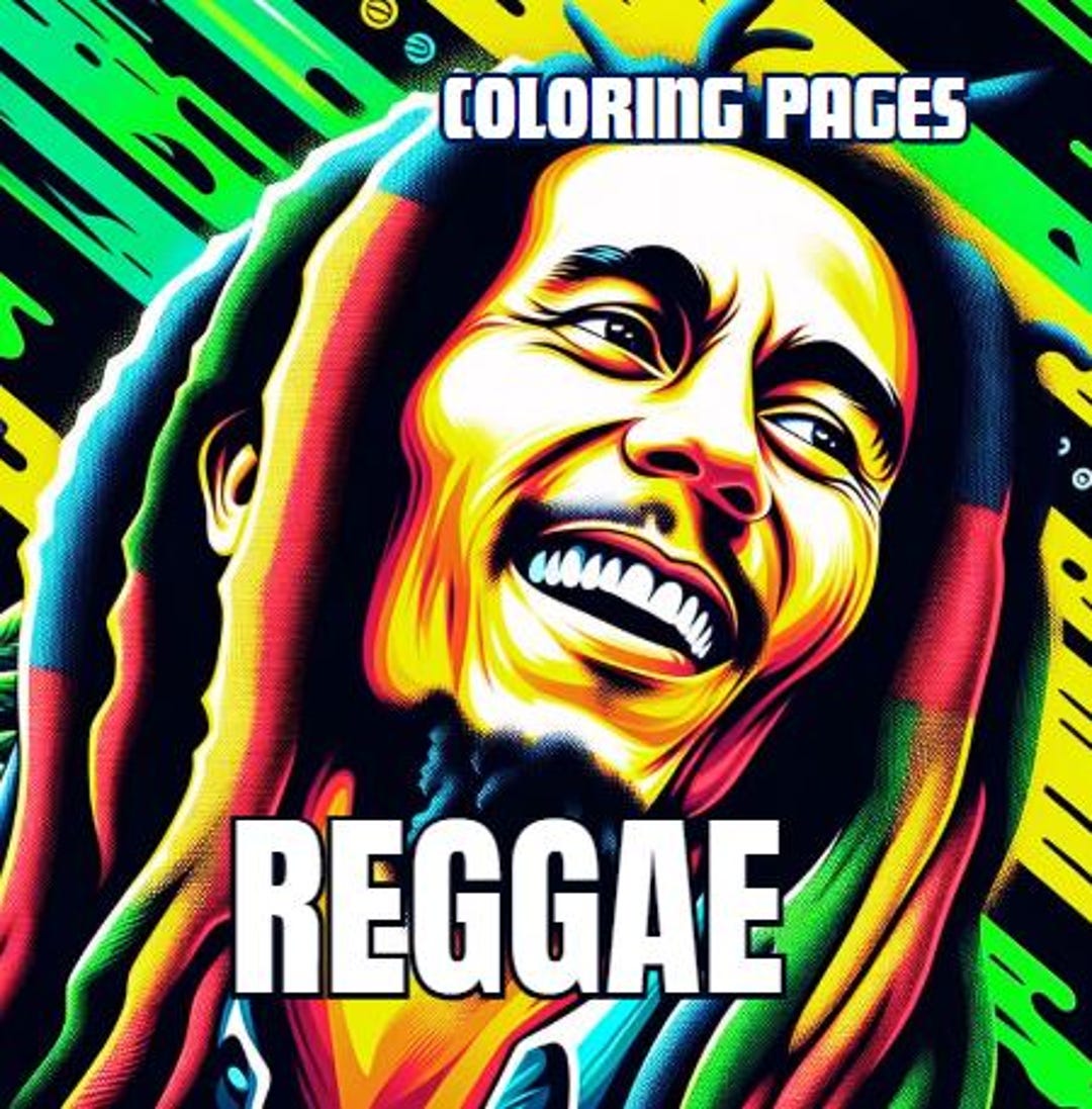 Reggae Music Coloring Pages: Vibrant Rhythms and Island Vibes celebrate ...