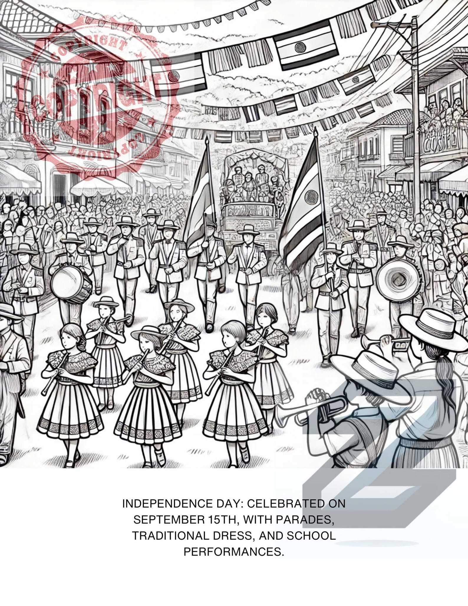 Pura Vida Costa Rica Coloring Pages: Nature and Culture to Color and ...