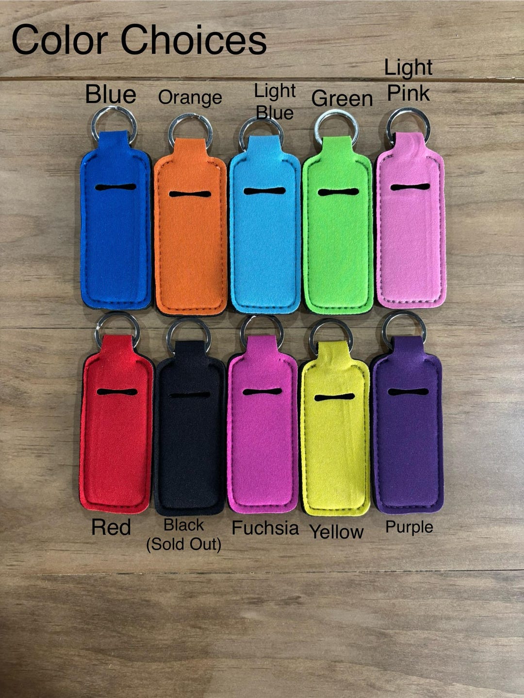 Personalized Chapstick Holder Keychain With All Natural Lip Balm - Etsy