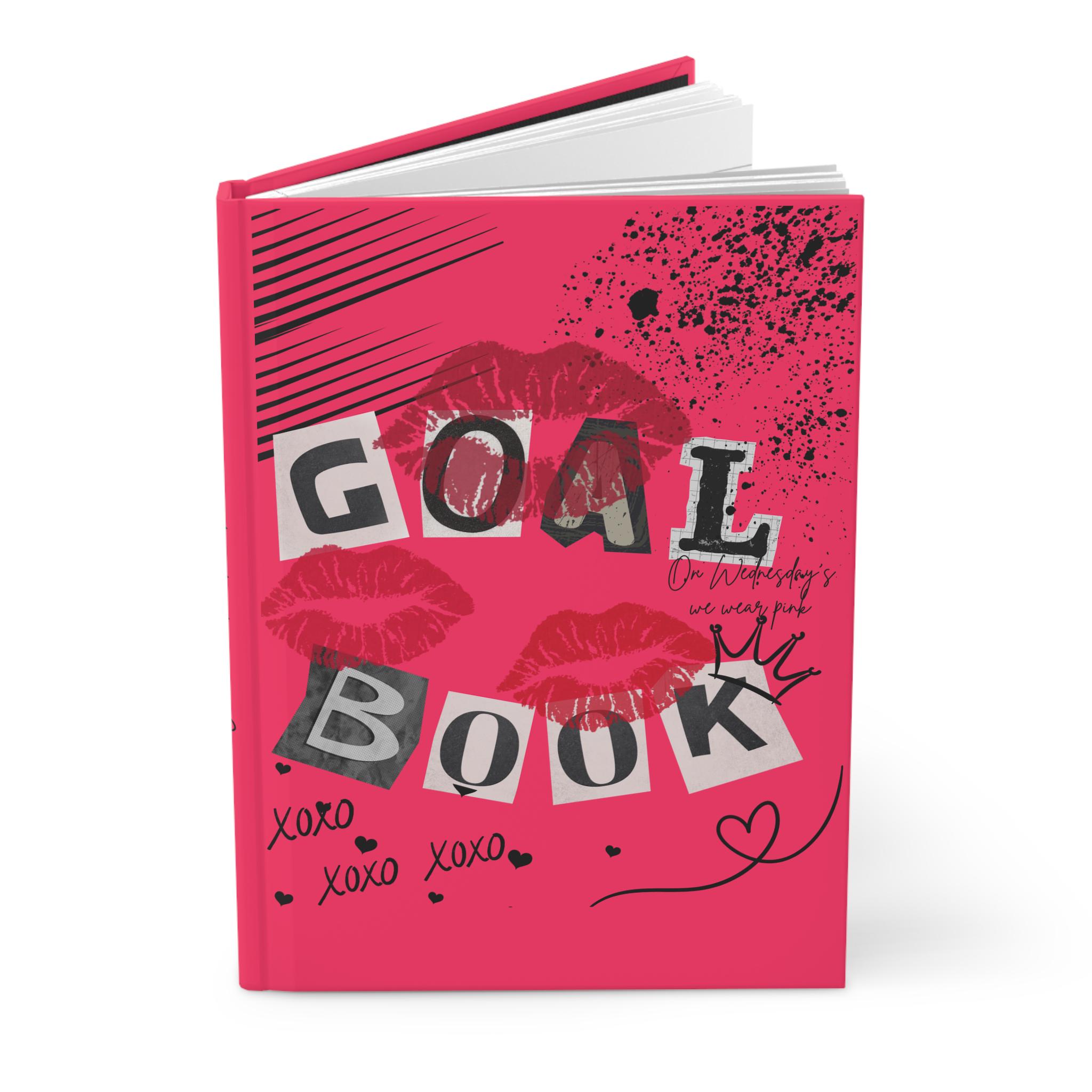 Mean Girls Hardcover Journal, Matte Finish, Pink Plaid Pattern Notebook ...