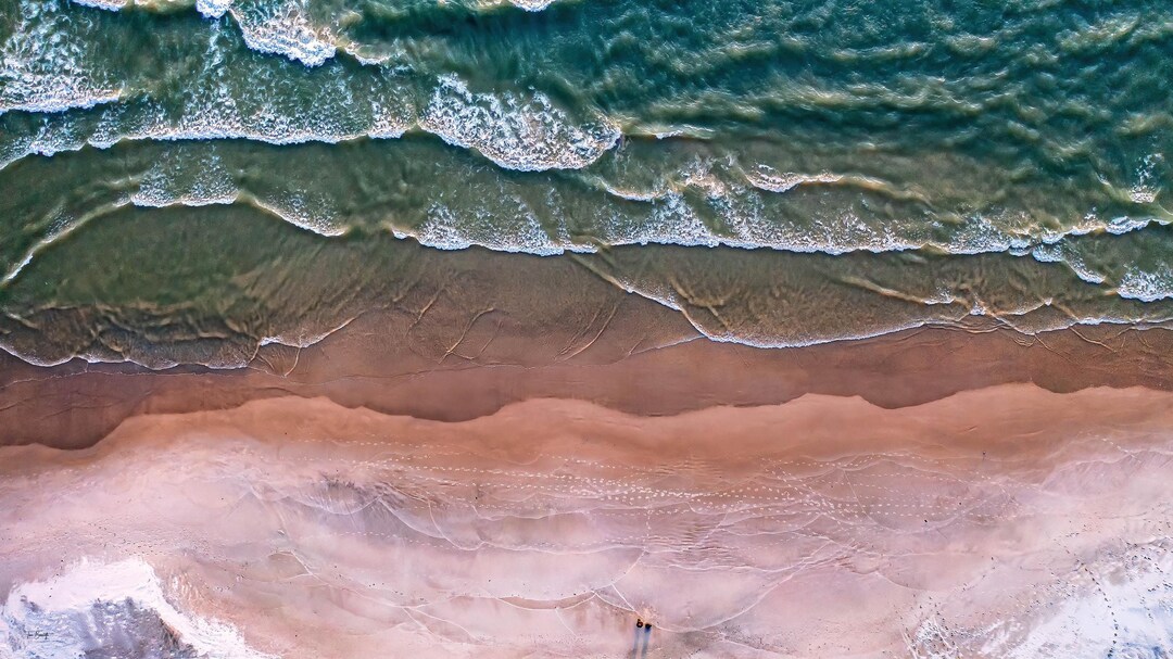 Lake Michigan Blue Green Water Waves Pure Michigan Great Lakes Sunrise ...