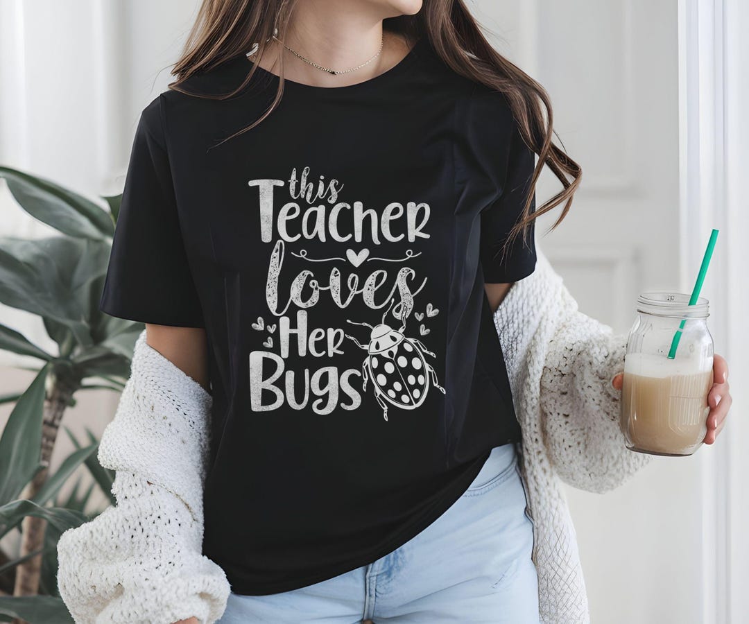 This Teacher Loves Her Bugs Ladybug Valentines Day, Teacher Valentine ...