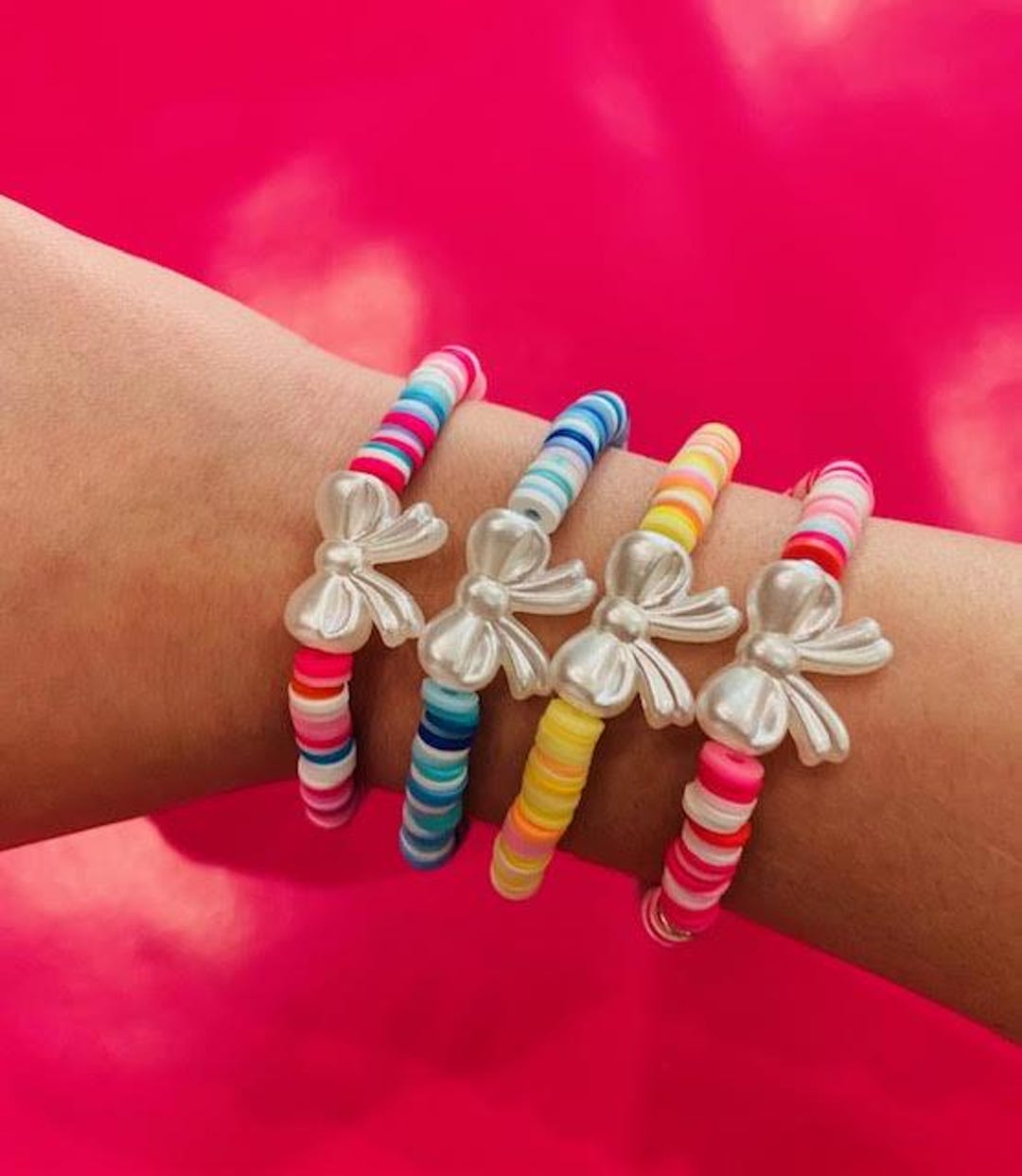 Preppy Bow Bracelet - Etsy