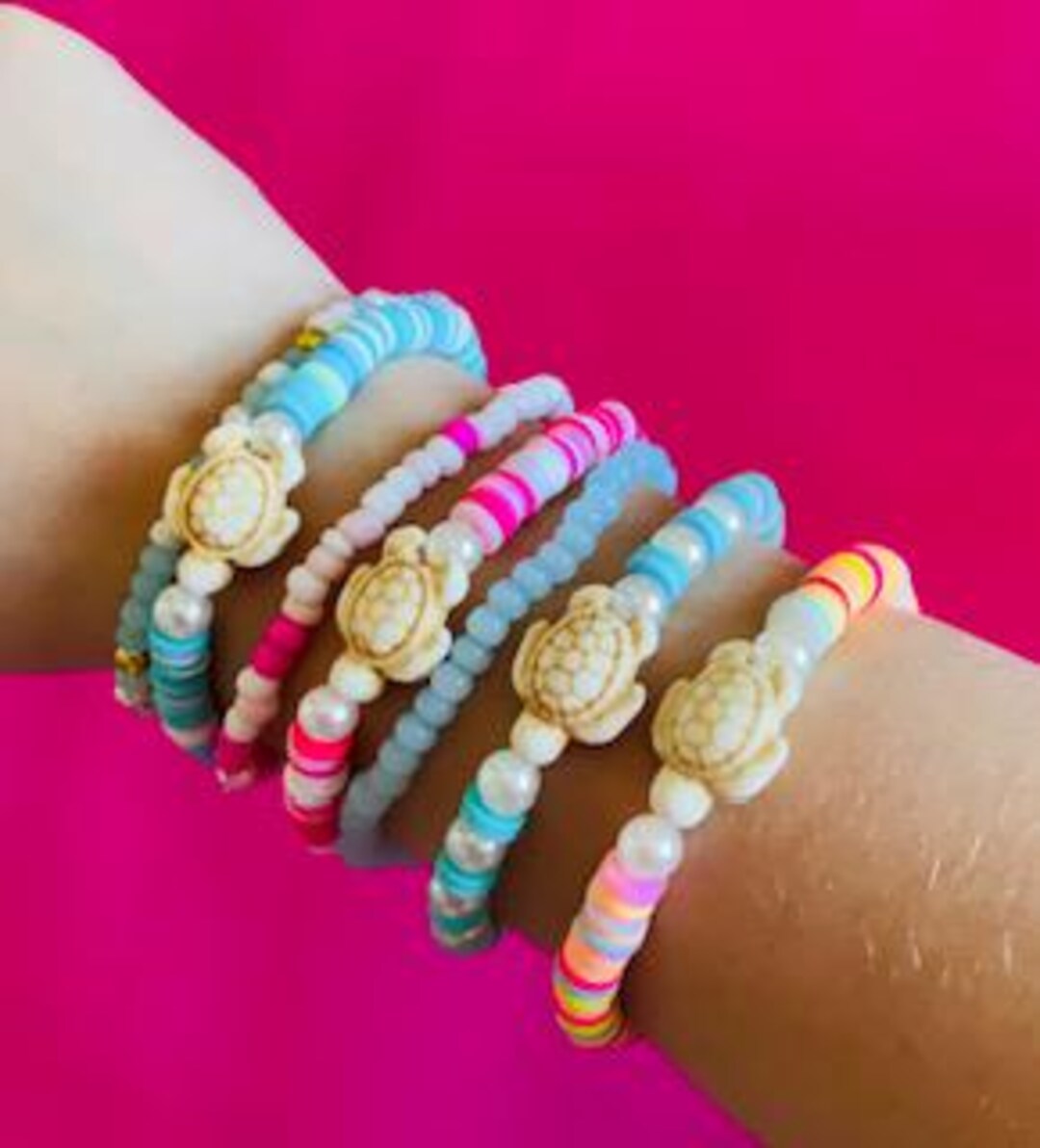 Preppy Turtle Bracelet - Etsy