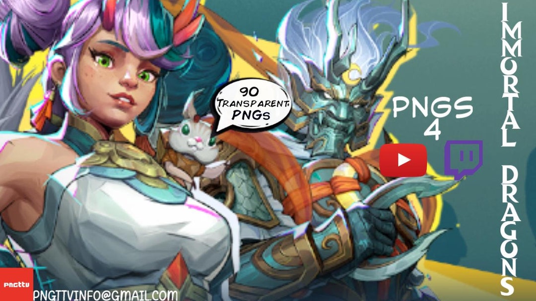 Marvel Rivals | Immortal Dragons | Transparent PNG Pack for Twitch ...