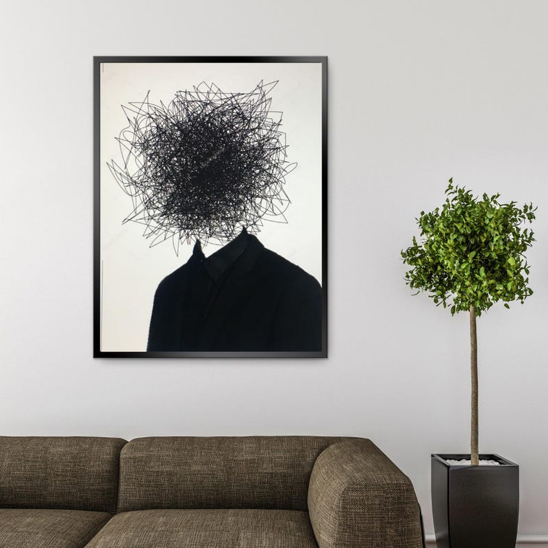 Abstract Male Figure - Etsy