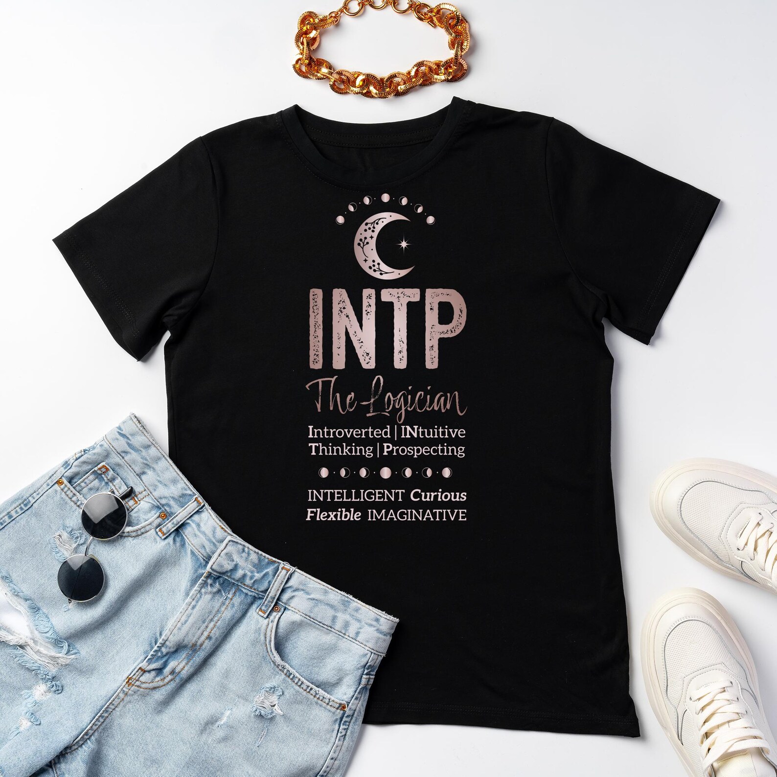 INTP T-shirt, the Logician Tee, MBTI Boho Design Shirt, Your ...