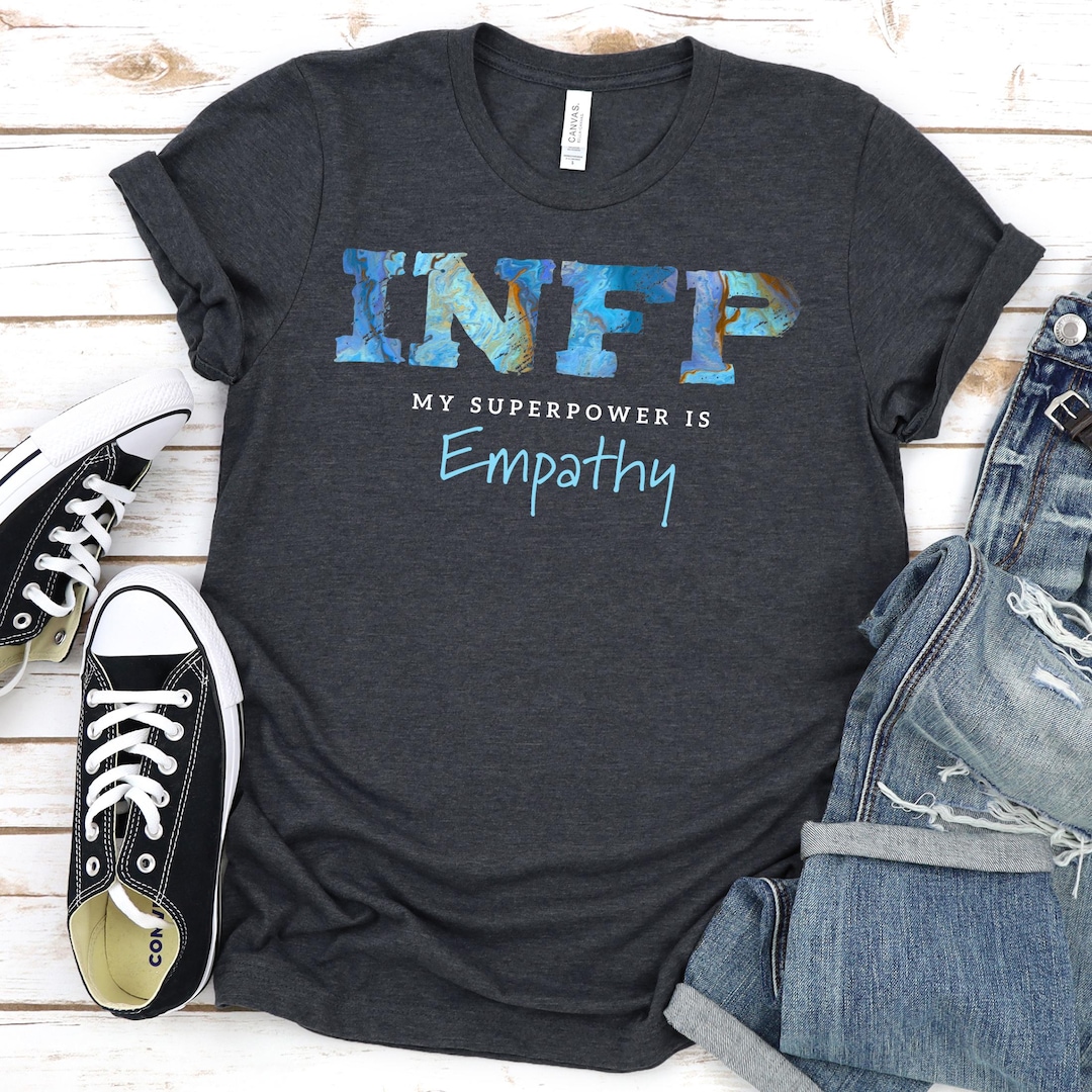 INFP Empathy is My Superpower Unisex Softstyle T-shirt, Introvert ...