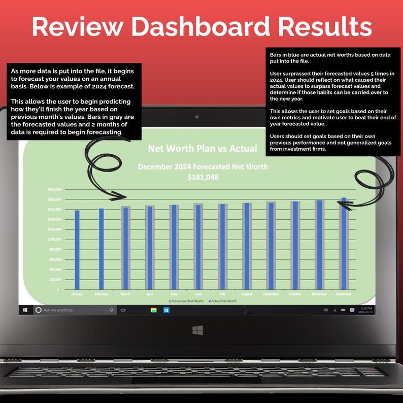 Windows Net Worth Tracker Excel Spreadsheet to Manage Assets ...