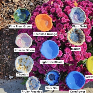Handcrafted Ceramic Pollinator Watering Station: Bee & Butterfly Garden ...