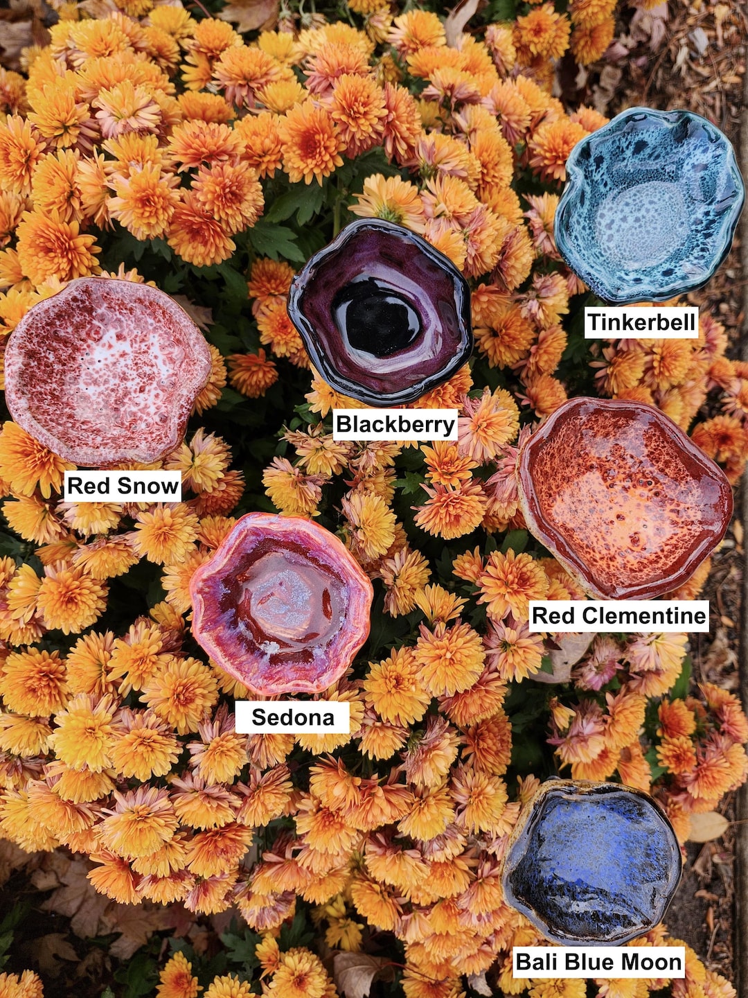 Handcrafted Ceramic Pollinator Watering Station: Bee & Butterfly Garden ...