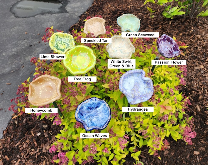 Ceramic Butterfly Porous Puddler Puddle Bath Feeder Watering Hole Clay ...