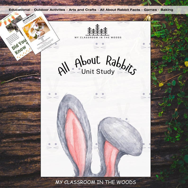All About Rabbits Unit Study - Etsy
