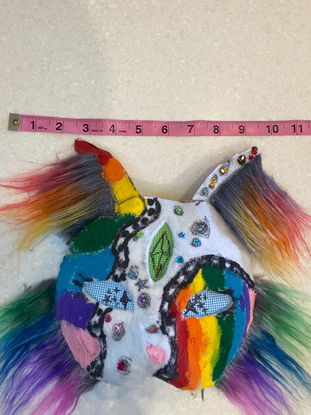 Handmade Rainbow Therian Mask: Dog, Cat, Wolf, Fox, Etc - Etsy