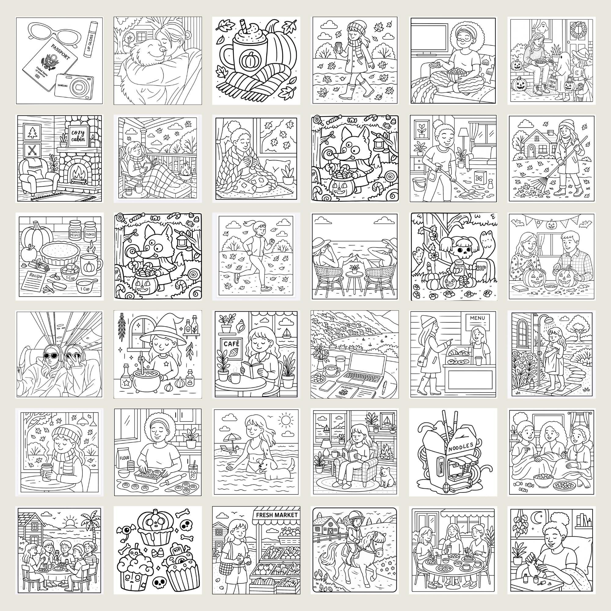 Ultimate Coloring Book Mega Bundle – 2000+ Pages | Well Organized ...