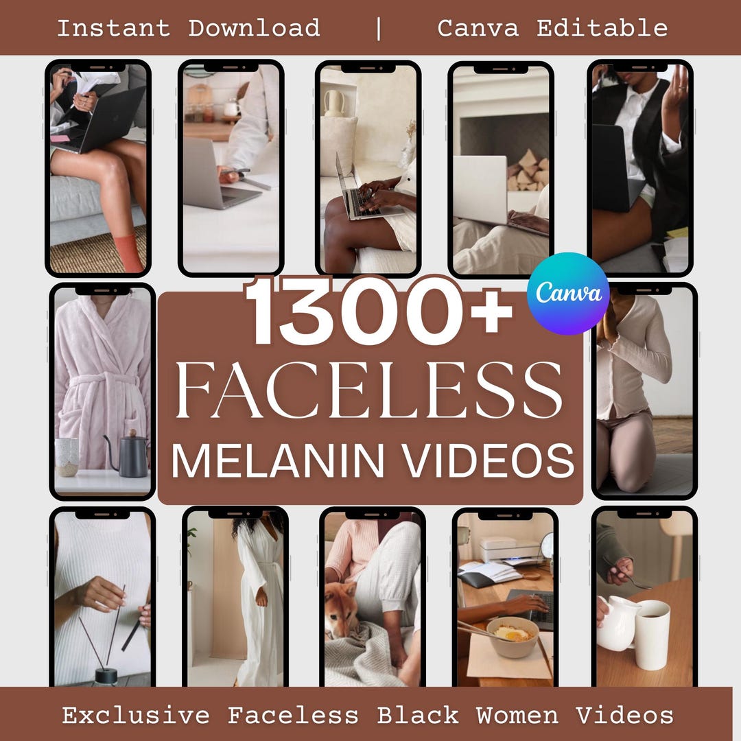 1300+ Faceless Melanin Videos, Melanin Reels Videos, Faceless Melanin ...