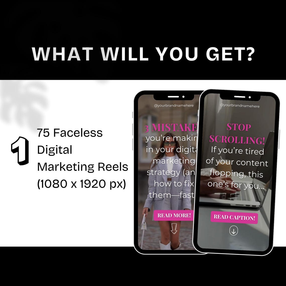 Faceless Instagram Reels Videos With Captions, Done-for-you Instagram ...