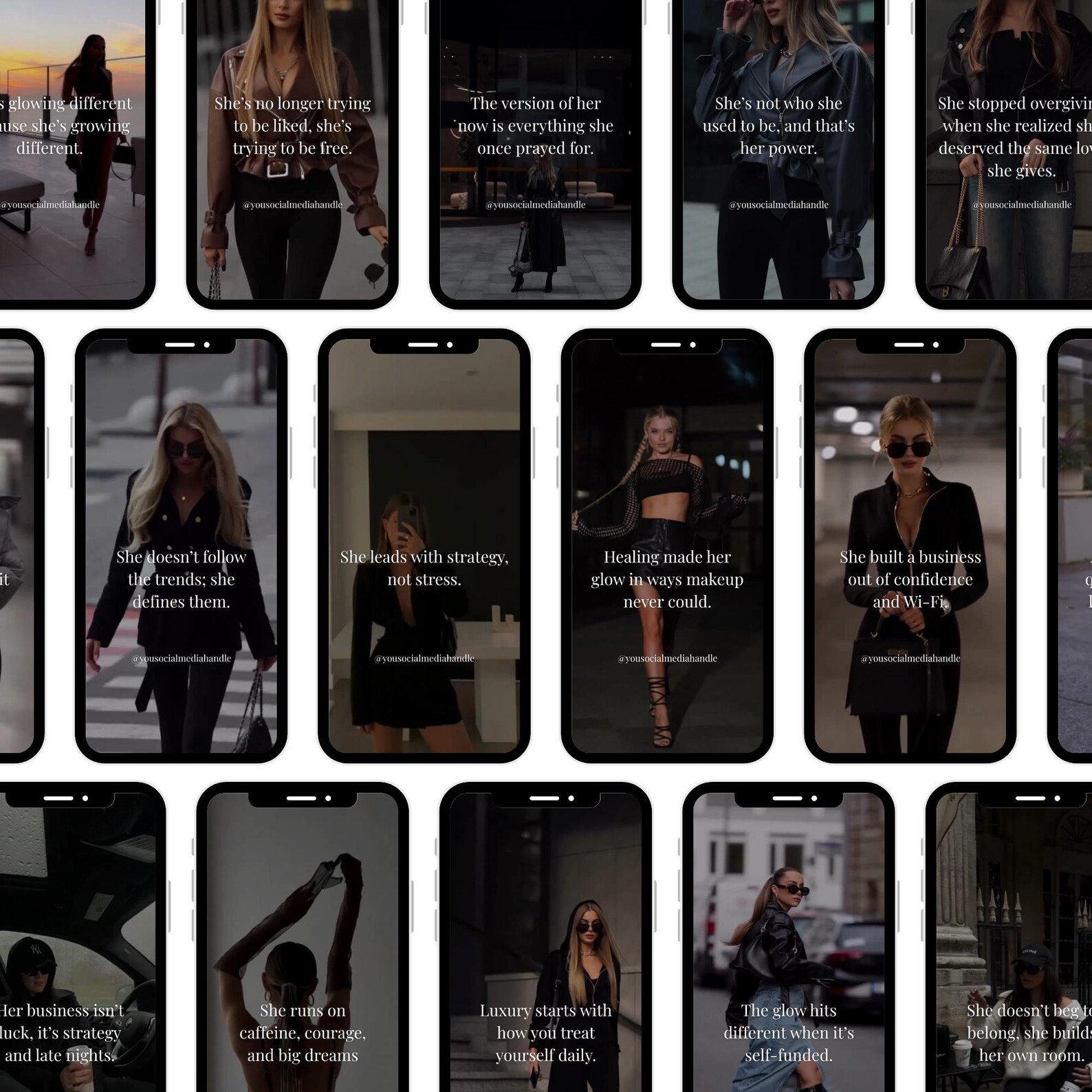 Instagram Reels Motivational Quotes Video Empowering Women Quote ...