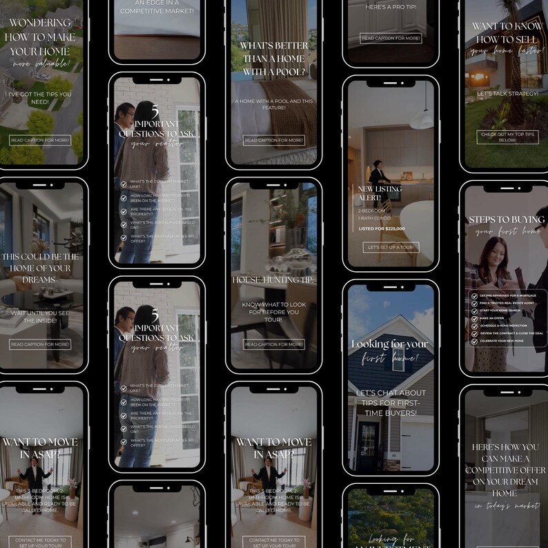 80 Real Estate Reels Template, Real Estate Social Media Videos, Real ...