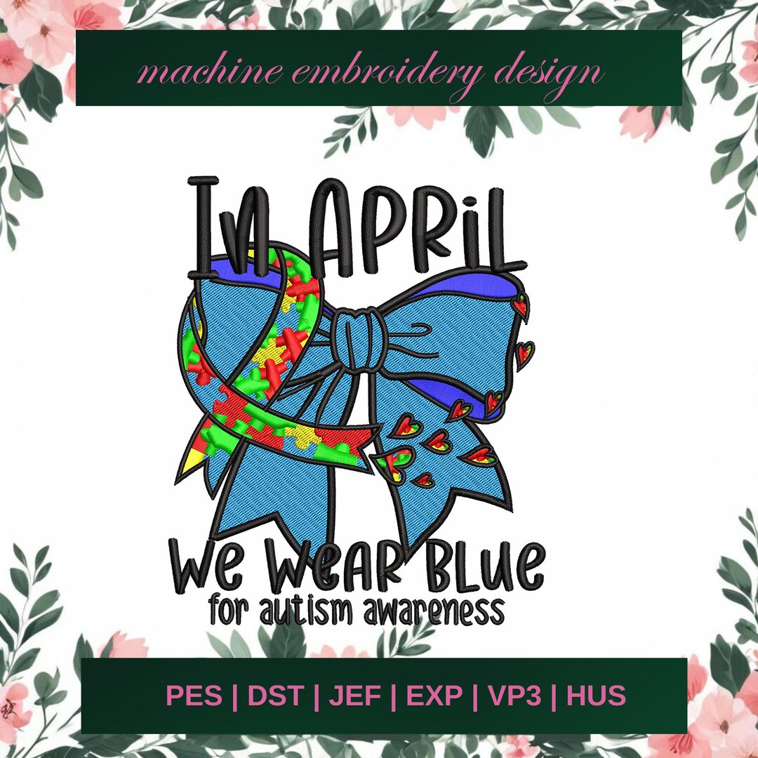 We Were Blue Embroidery Designs, Blue Coquette Machine Embroidery ...