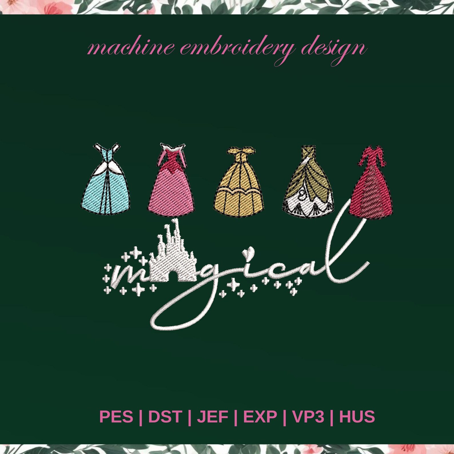 Magic Embroidery Designs, Gift for Her Machine Embroidery Designs ...